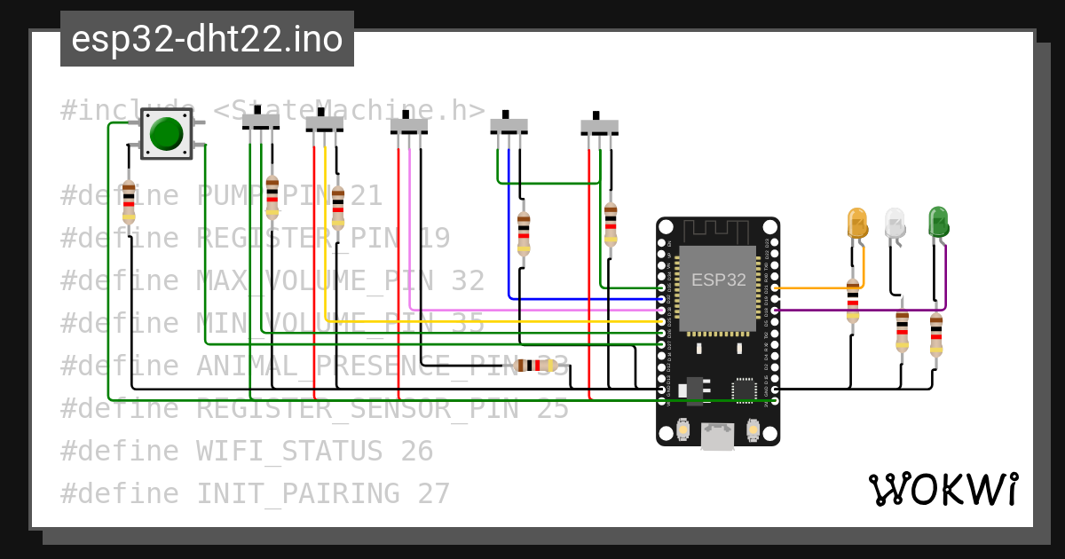 Bebedouro Wokwi Esp32 Stm32 Arduino Simulator 7992