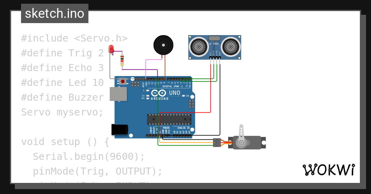 Palang Kereta O Wokwi Arduino And Esp32 Simulator