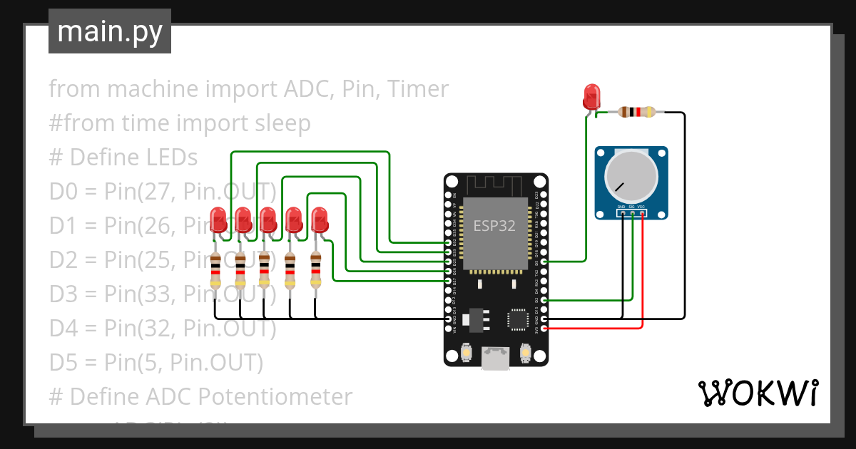 Wokwi - Online ESP32, STM32, Arduino Simulator