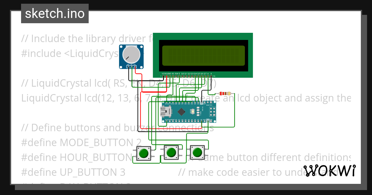 Nano-clock01 - Wokwi ESP32, STM32, Arduino Simulator