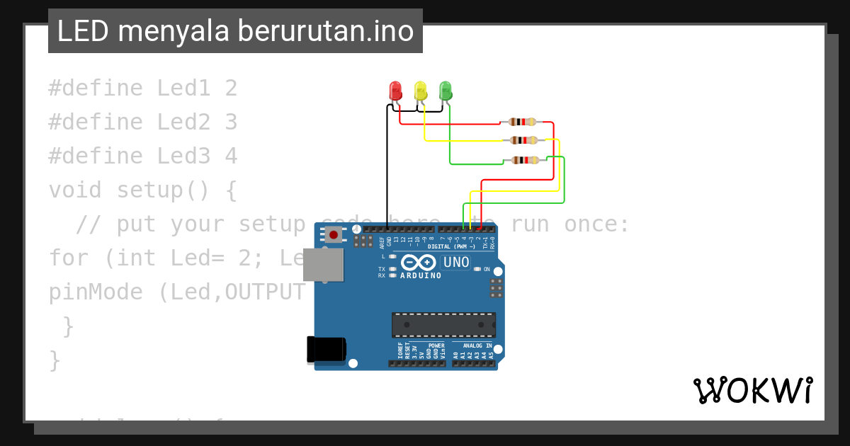 Led Menyala O Wokwi Esp32 Stm32 Arduino Simulator