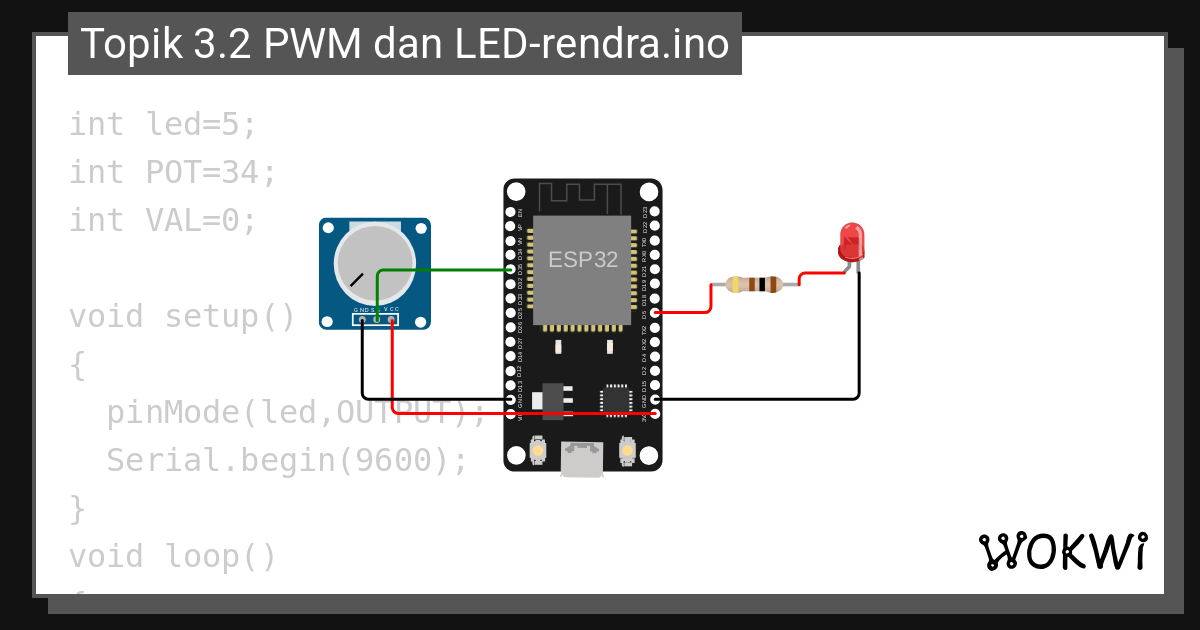 Topik 32 Pwm Dan Led O Wokwi Esp32 Stm32 Arduino Simulator