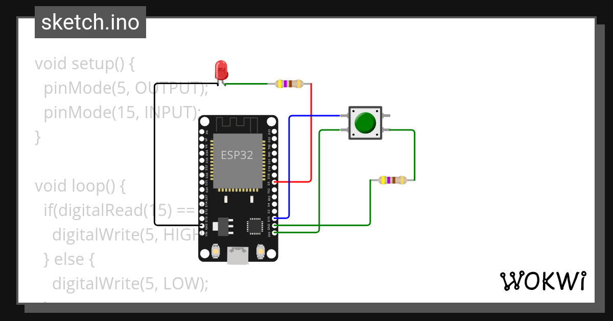 sketch.ino - Wokwi ESP32, STM32, Arduino Simulator