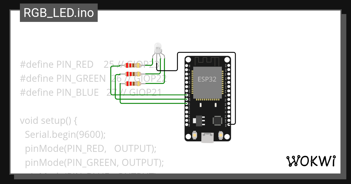 RGB_LED.ino - Wokwi ESP32, STM32, Arduino Simulator