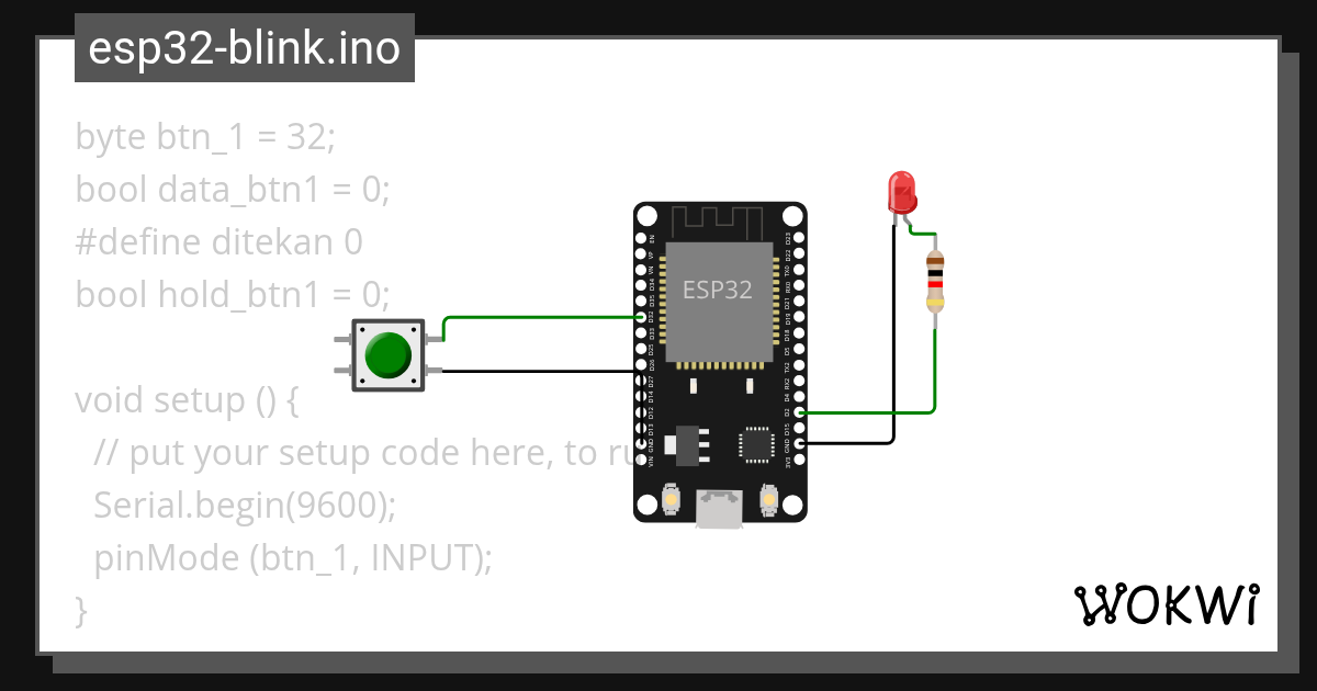 esp32-blink.ino - Wokwi ESP32, STM32, Arduino Simulator