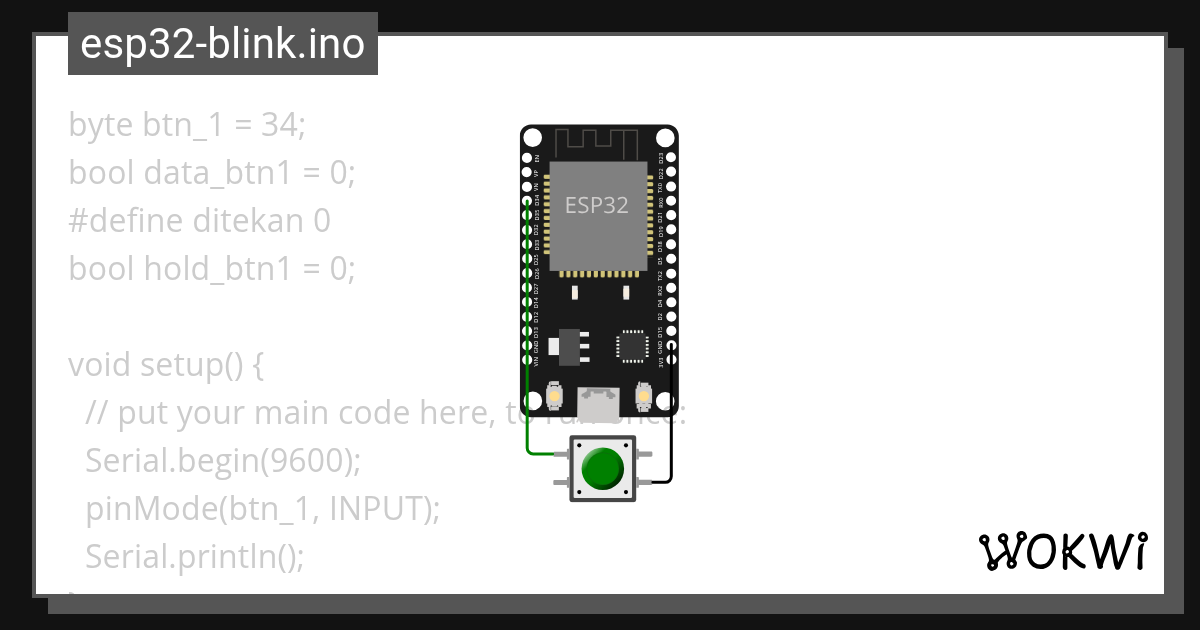 esp32-blink.ino - Wokwi ESP32, STM32, Arduino Simulator