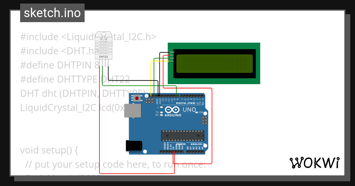 Zhillan skect ino (temperatur suhu)X-TJKT - Wokwi ESP32, STM32, Arduino Simulator