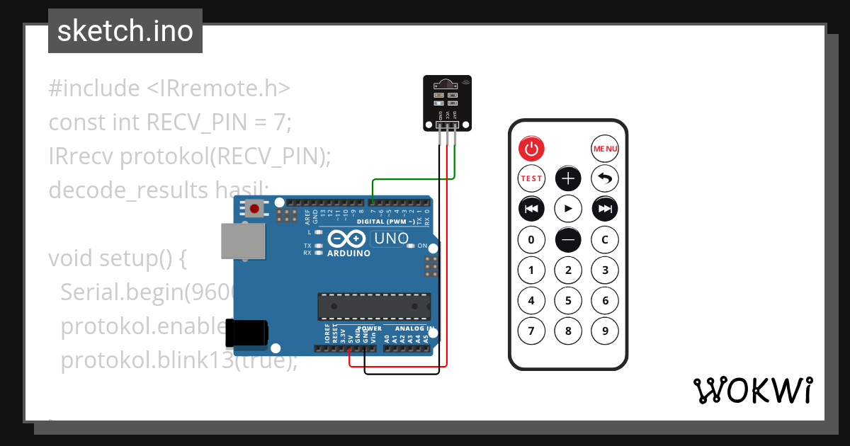 CONTOH PROJECT DENGAN REMOTE CONTROL.sketch.ino - Wokwi ESP32, STM32 ... CONTOH PROJECT DENGAN REMOTE CONTROL.sketch.ino - Wokwi ESP32, STM32 ...