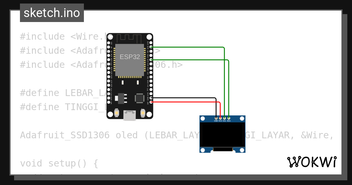 Text Oled Ssd O Wokwi Esp32 Stm32 Arduino Simulator 1071