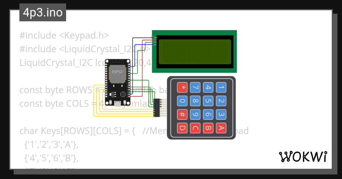4p3.ino - Wokwi ESP32, STM32, Arduino Simulator