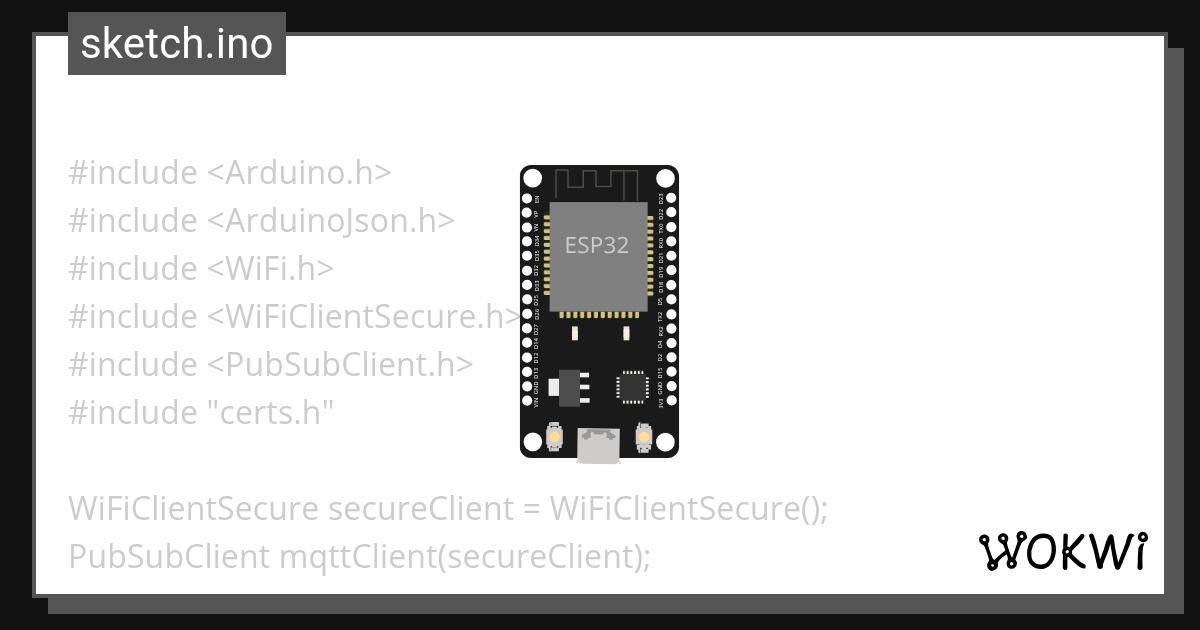 M2_IoT : [semana 3] - AWS - Wokwi ESP32, STM32, Arduino Simulator
