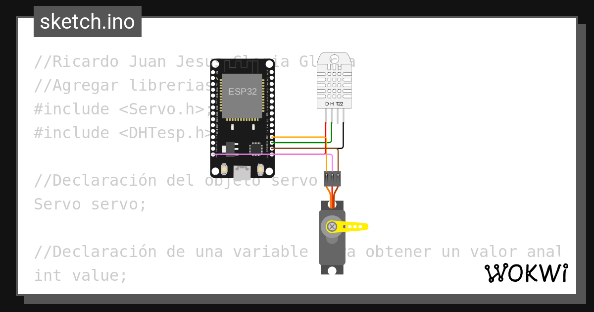 Actividad 5 Ricardo Gloria Wokwi Esp32 Stm32 Arduino Simulator 7440