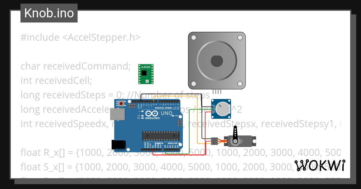 Knob.ino - Wokwi ESP32, STM32, Arduino Simulator