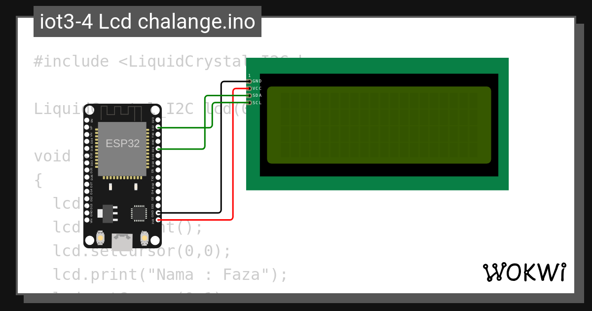 Iot3 4 Lcd O Wokwi Esp32 Stm32 Arduino Simulator
