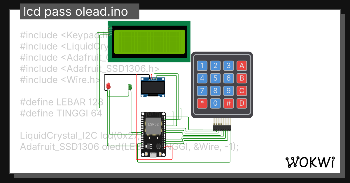 lcd pass olead.ino - Wokwi ESP32, STM32, Arduino Simulator