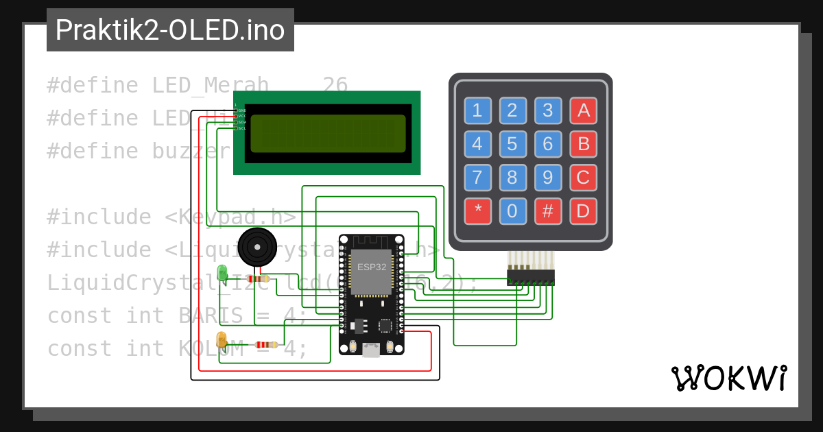 Praktik2 O Wokwi Esp32 Stm32 Arduino Simulator 2864