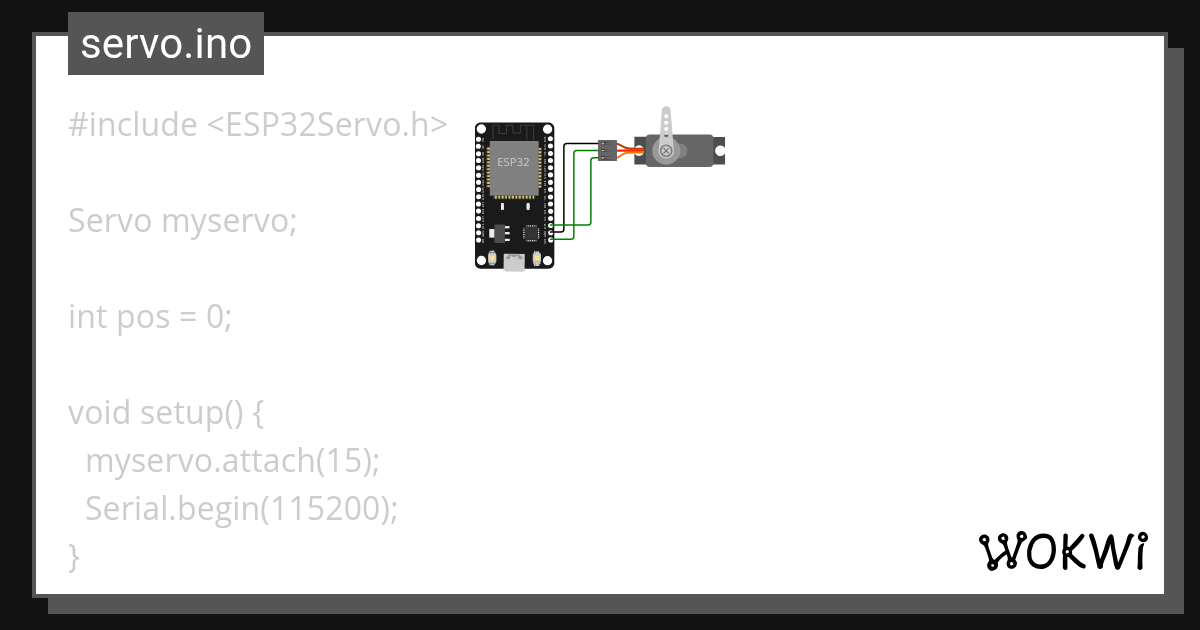 servo.ino - Wokwi ESP32, STM32, Arduino Simulator