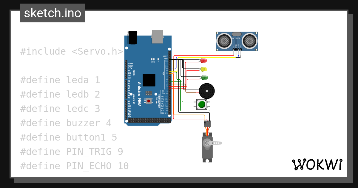 Atmega Traffic Light Wokwi Esp32 Stm32 Arduino Simulator