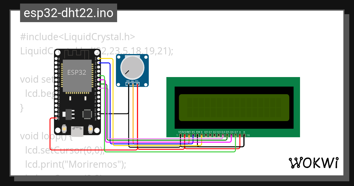 esp32-dht22.ino - Wokwi ESP32, STM32, Arduino Simulator