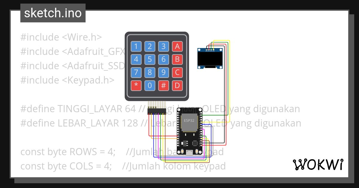 Password.ino - Wokwi ESP32, STM32, Arduino Simulator