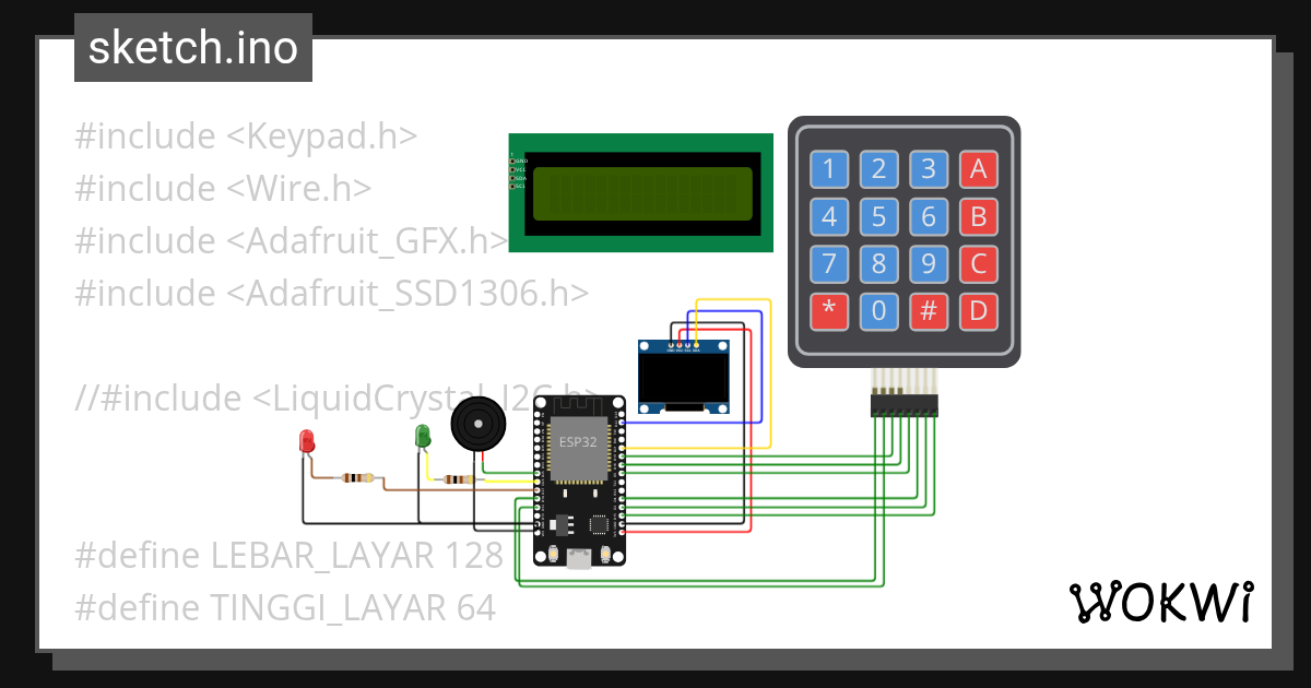 Tugas 2 - Wokwi ESP32, STM32, Arduino Simulator