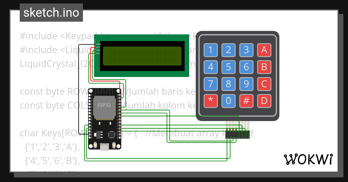 smart_password.ino - Wokwi ESP32, STM32, Arduino Simulator