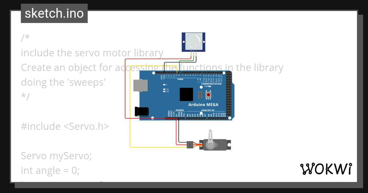 servo.ino - Wokwi ESP32, STM32, Arduino Simulator