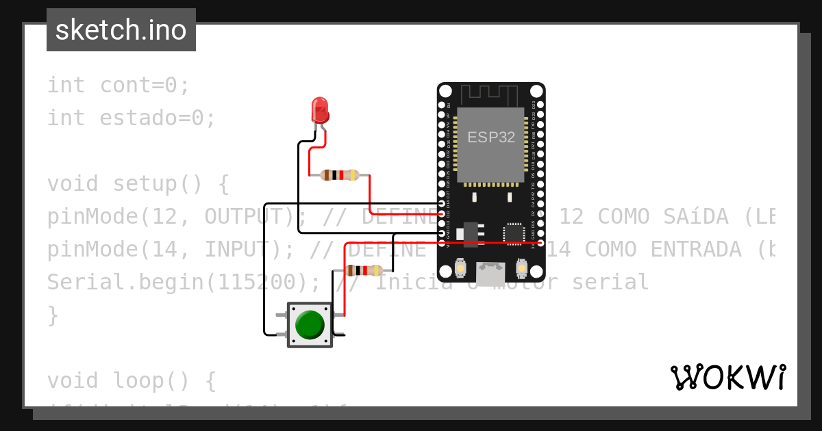 Comunicação Wokwi Esp32 Stm32 Arduino Simulator 3751