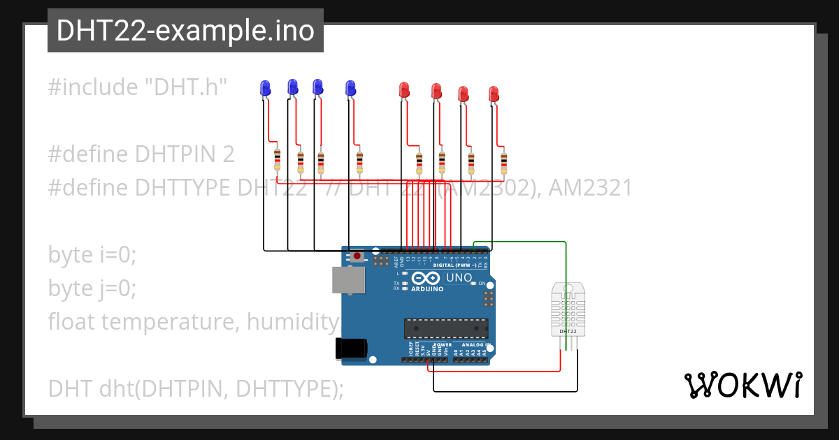 DHT22-example.ino - Wokwi ESP32, STM32, Arduino Simulator