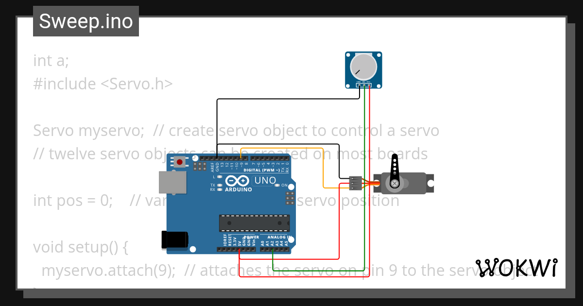 Sweep.ino - Wokwi ESP32, STM32, Arduino Simulator