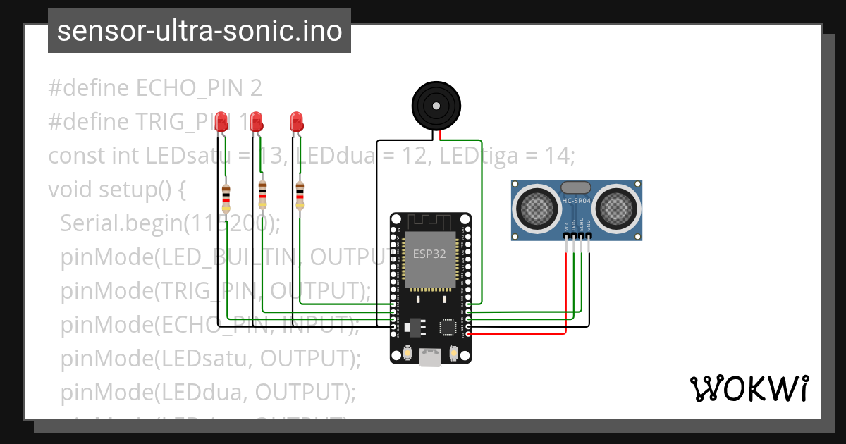 sensor-ultra-sonic-challenge.ino - Wokwi ESP32, STM32, Arduino Simulator