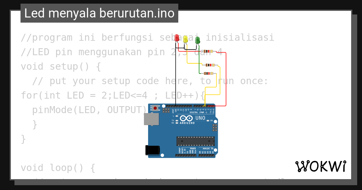 Led Menyala O Wokwi Esp32 Stm32 Arduino Simulator