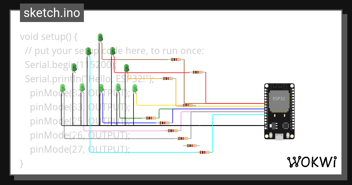 Wokwi - Online ESP32, STM32, Arduino Simulator