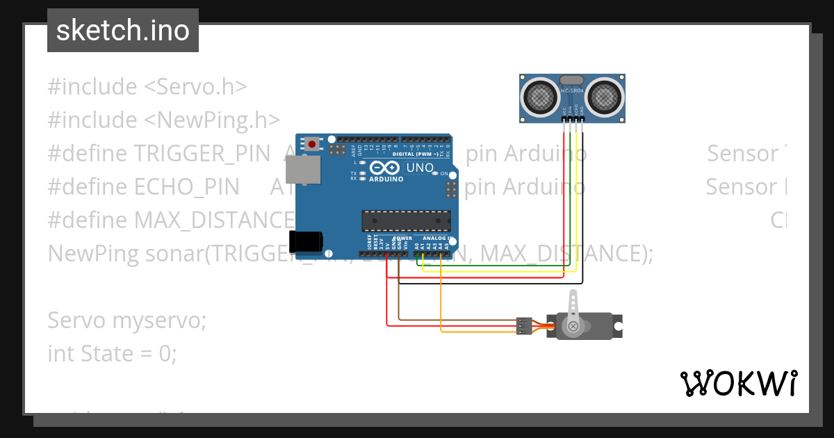 Smart Bin Wokwi Arduino And Esp32 Simulator