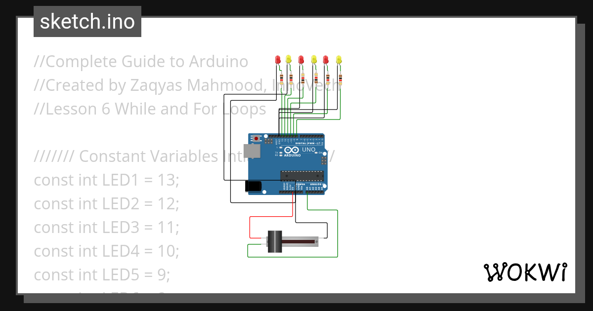 sketch.ino - Wokwi Arduino and ESP32 Simulator
