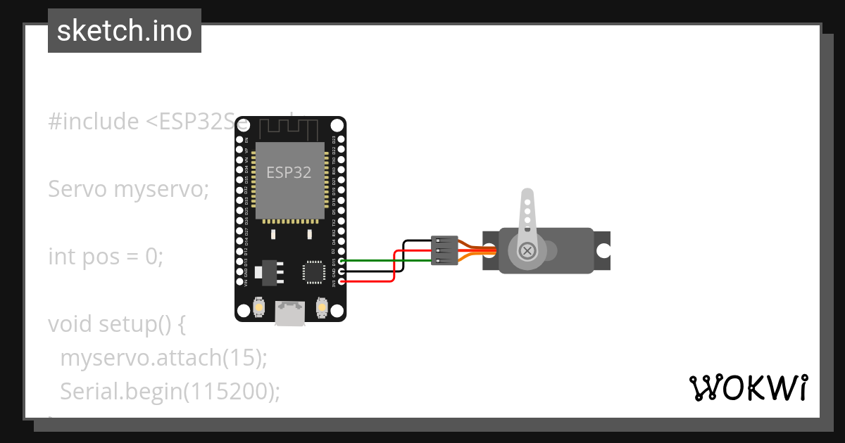 Topik 5 - Servo - Wokwi ESP32, STM32, Arduino Simulator