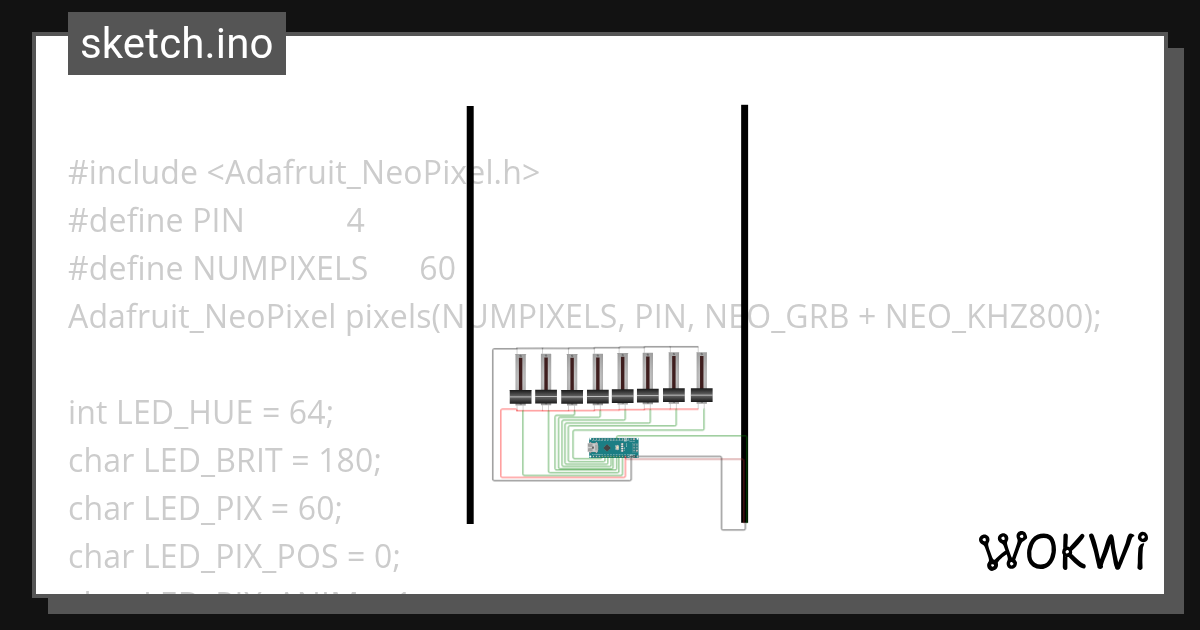 neopixel_midi.ino - Wokwi ESP32, STM32, Arduino Simulator