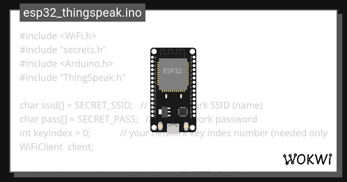 esp32_thingspeak.ino - Wokwi ESP32, STM32, Arduino Simulator
