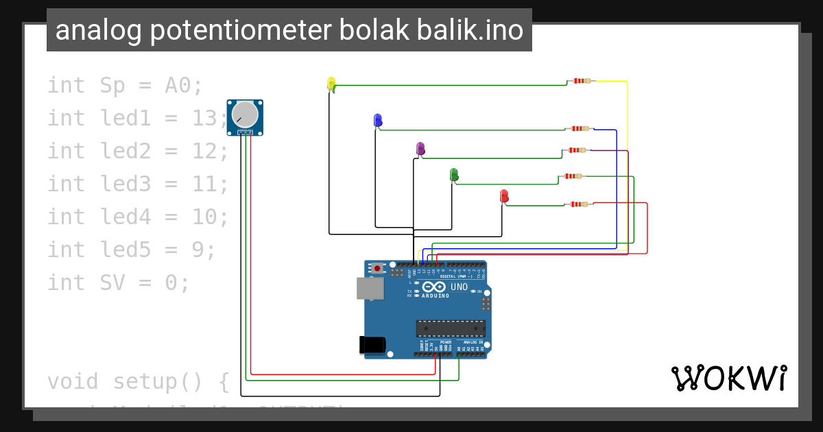 Analog Potentiometer Bolak O Wokwi Esp32 Stm32 Arduino Simulator
