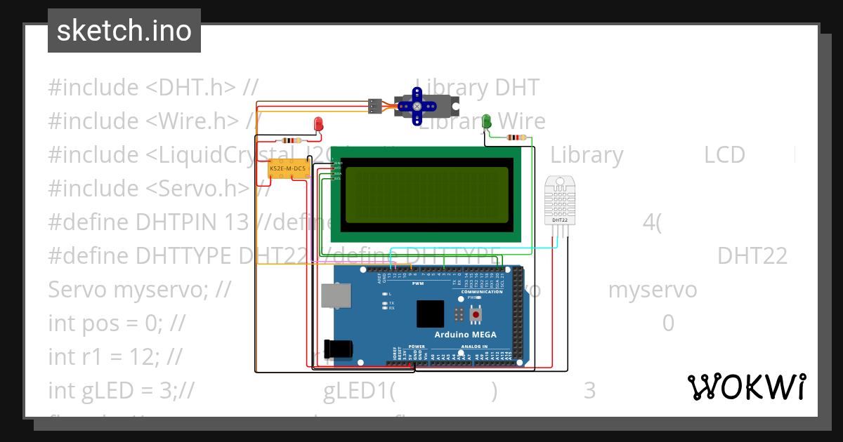 MINI PROJECT 6410110234 - Wokwi ESP32, STM32, Arduino Simulator