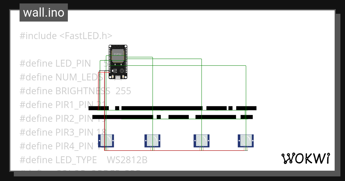 wall.ino - Wokwi ESP32, STM32, Arduino Simulator