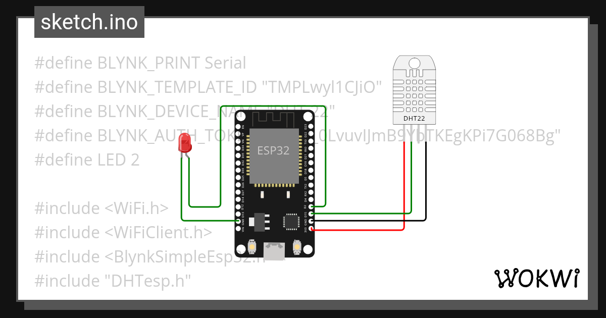 6. IoT4 - Blynk - Wokwi ESP32, STM32, Arduino Simulator