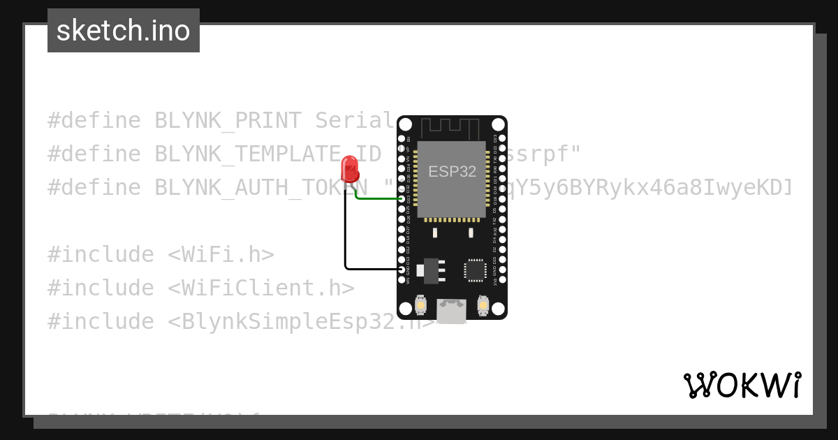 Control Led With Slide Wokwi Esp32 Stm32 Arduino Simulator
