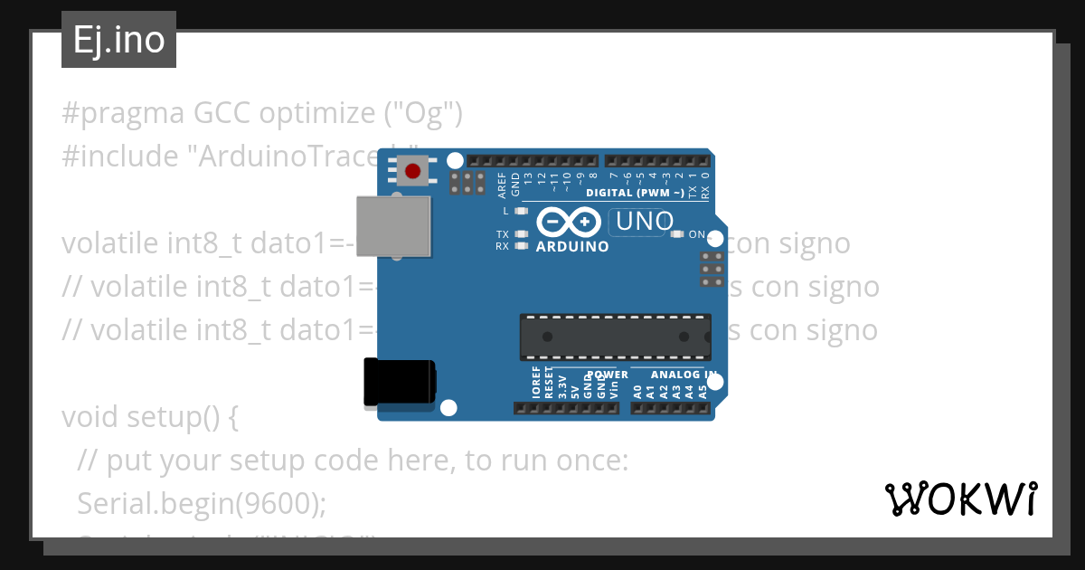 Tarea 5 - Assembly datos definidos - Wokwi ESP32, STM32, Arduino Simulator