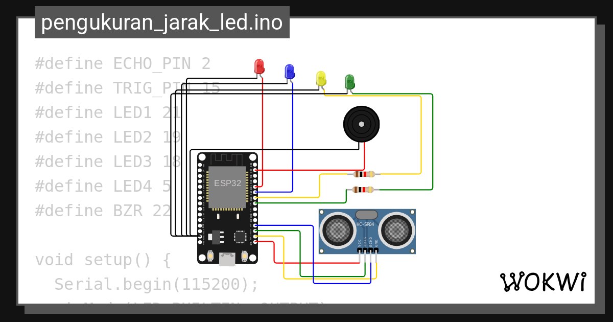 Pengukuranjarako Wokwi Esp32 Stm32 Arduino Simulator 7914