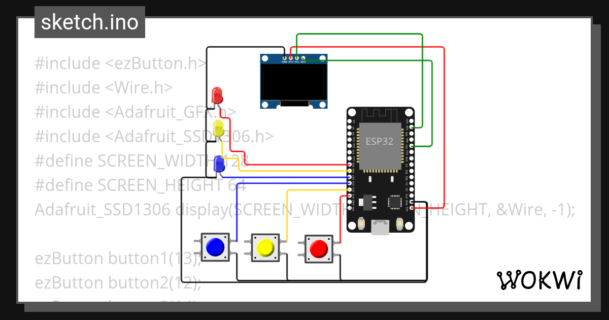Maquina macarrao - Wokwi ESP32, STM32, Arduino Simulator