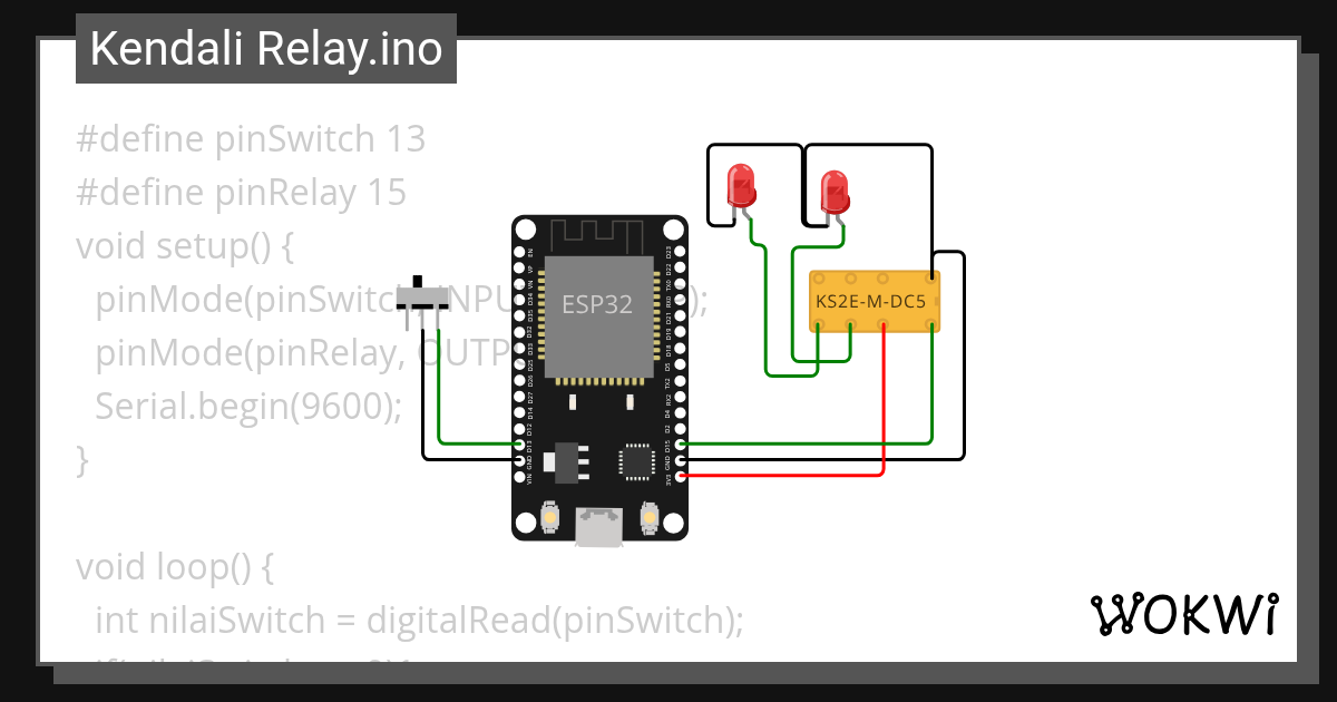 Kendali Relay.ino - Wokwi ESP32, STM32, Arduino Simulator