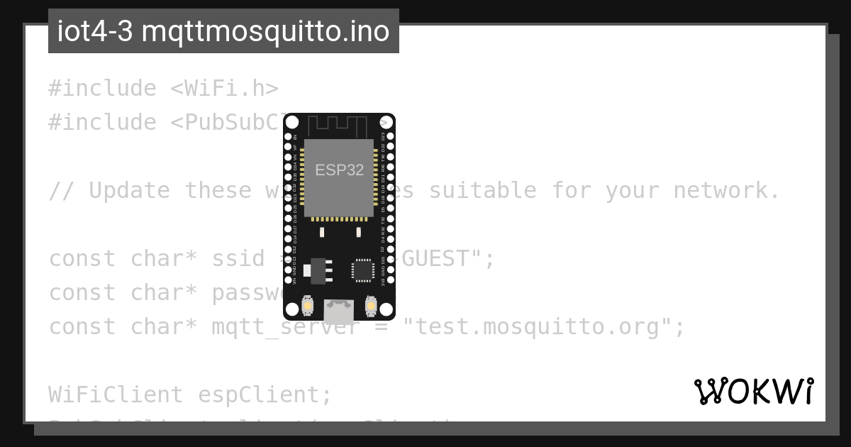Iot4 3 O Wokwi Esp32 Stm32 Arduino Simulator