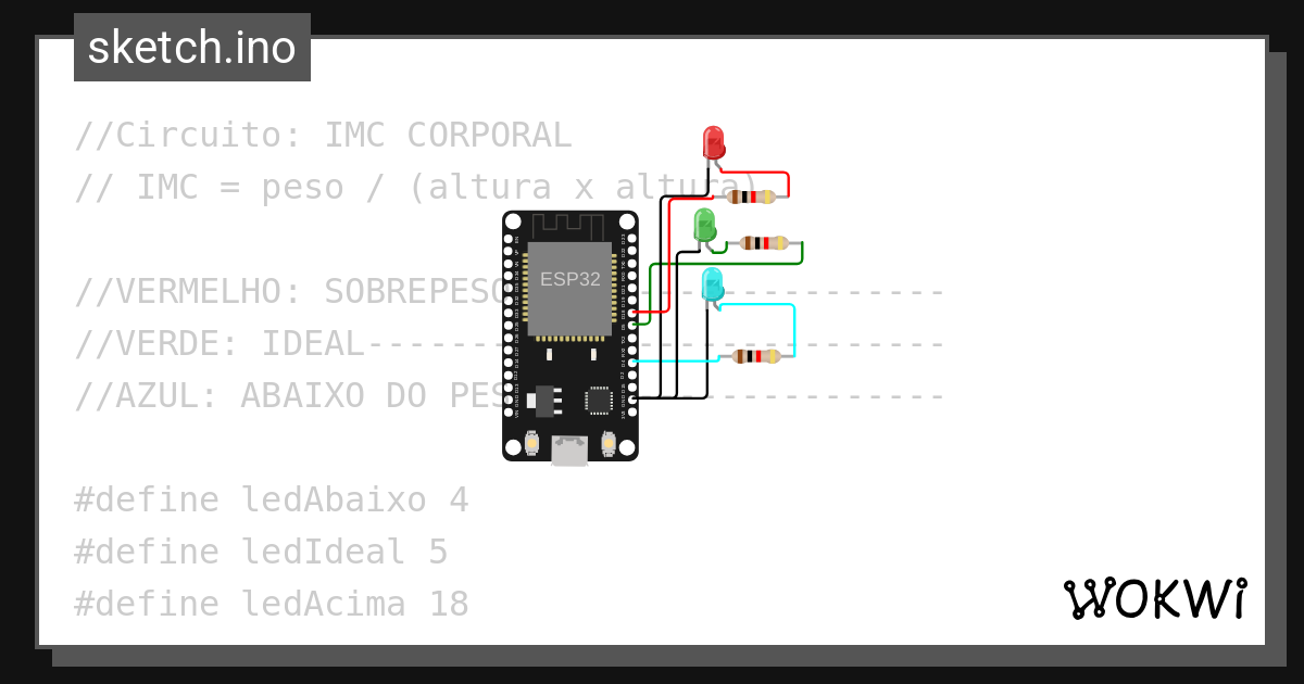 Cálculo Imc Corporal Wokwi Esp32 Stm32 Arduino Simulator 7753