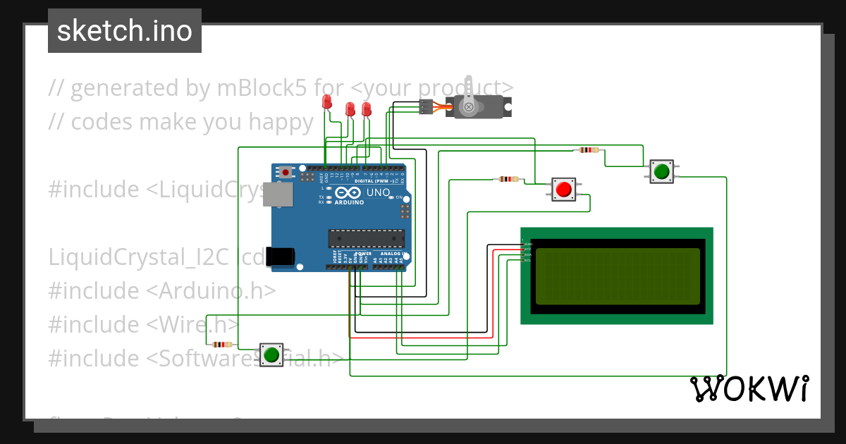 DIFFERENT PROGRAMS MENU - Wokwi ESP32, STM32, Arduino Simulator